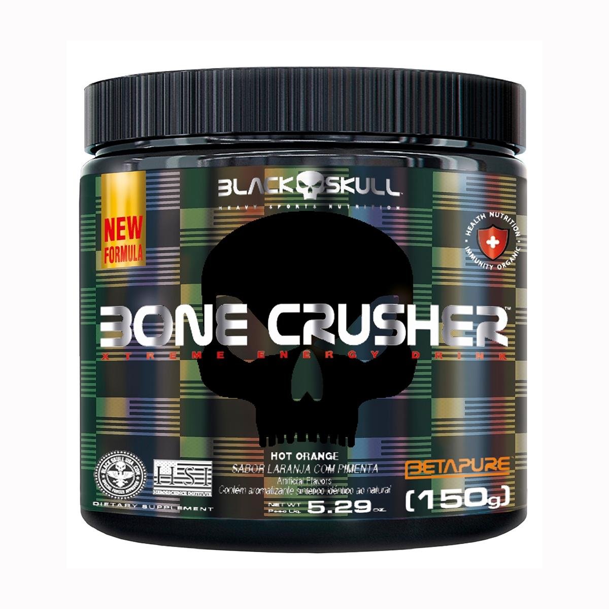 Bone Crusher 150gr New - Black Skull | Clube Extra