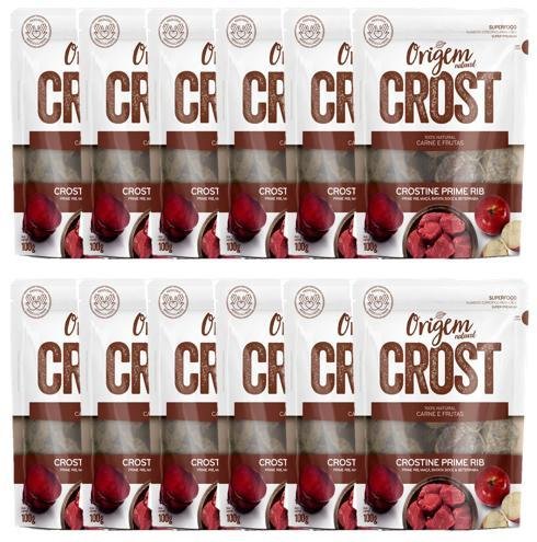 Petisco Origem Natural Crost Crostine Prime Rib 100g L12 P10 | Clube Extra
