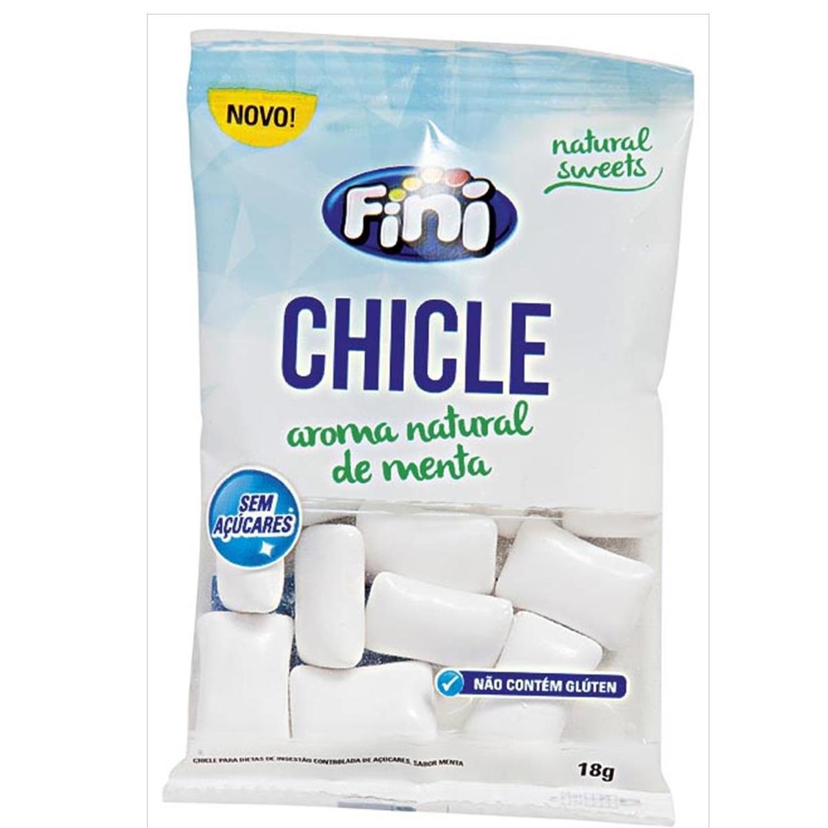 Chicle FINI Natural Sweets sem Açúcar 18g | Clube Extra Chicle FINI Natural Sweets sem Açúcar 18g | Clube Extra