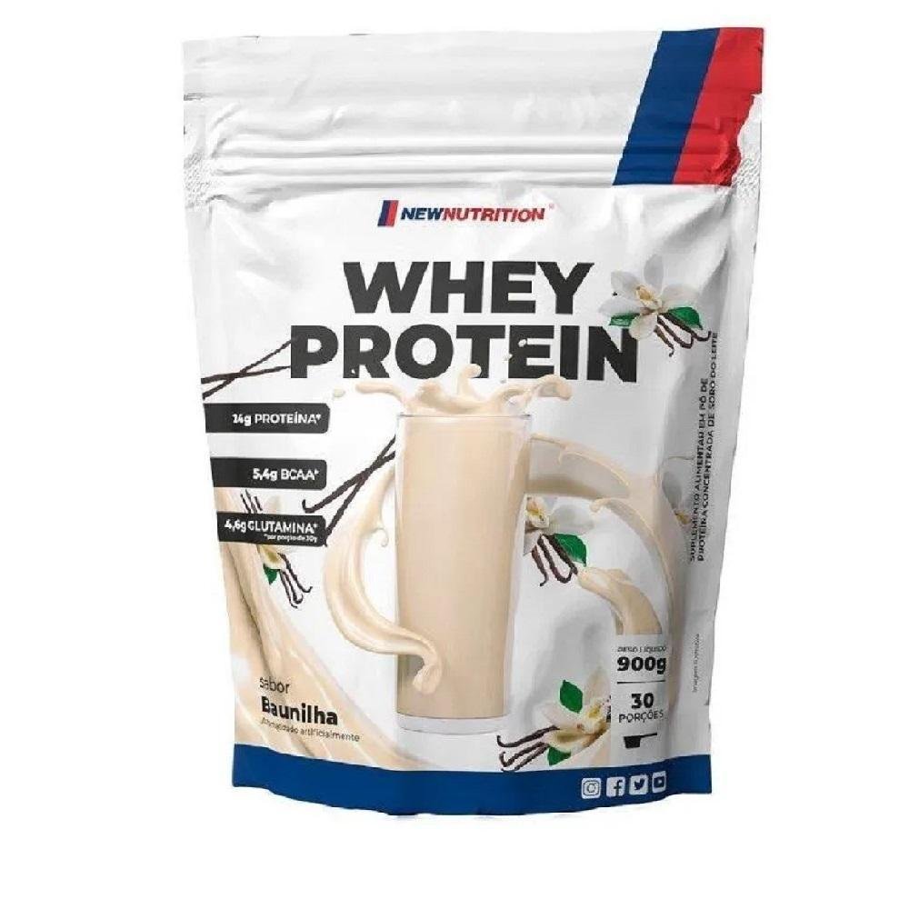Whey Protein Concentrado NewNutrition 900g Amendoim | Clube Extra