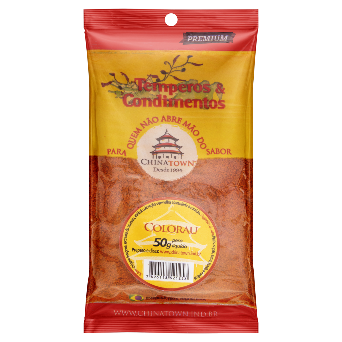 Coloral CHINATOWN Pacote 50g | Clube Extra