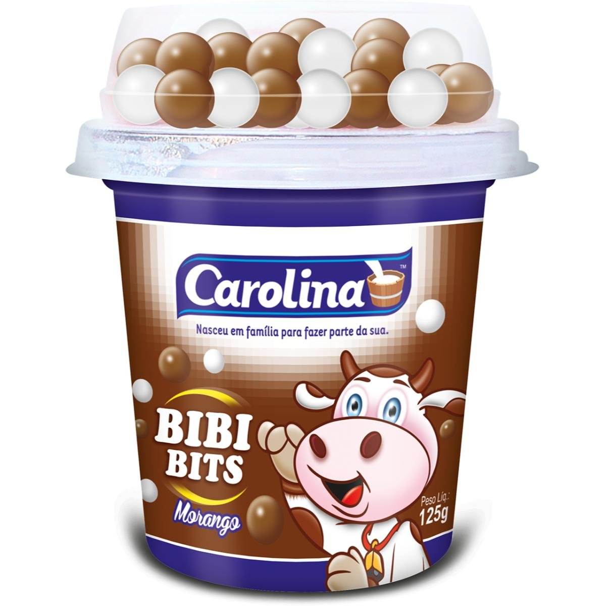 Bebida Láctea Bibi Bits Morango E Flocos Carolina 125G | Clube Extra