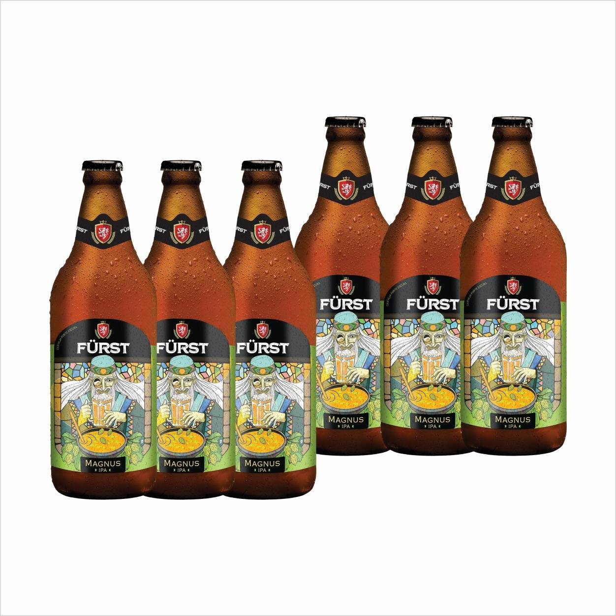 Cerveja Artesanal Ipa 600Ml Kit Com 6 Unidades Cervejaria Fürst | Clube ...