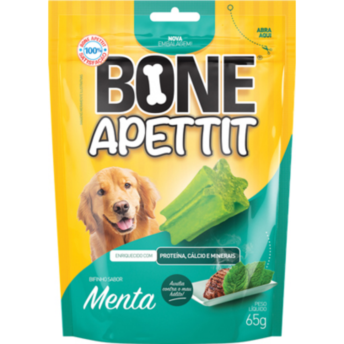 Petisco Bifinho BONE APETTIT Menta 65g | Clube Extra