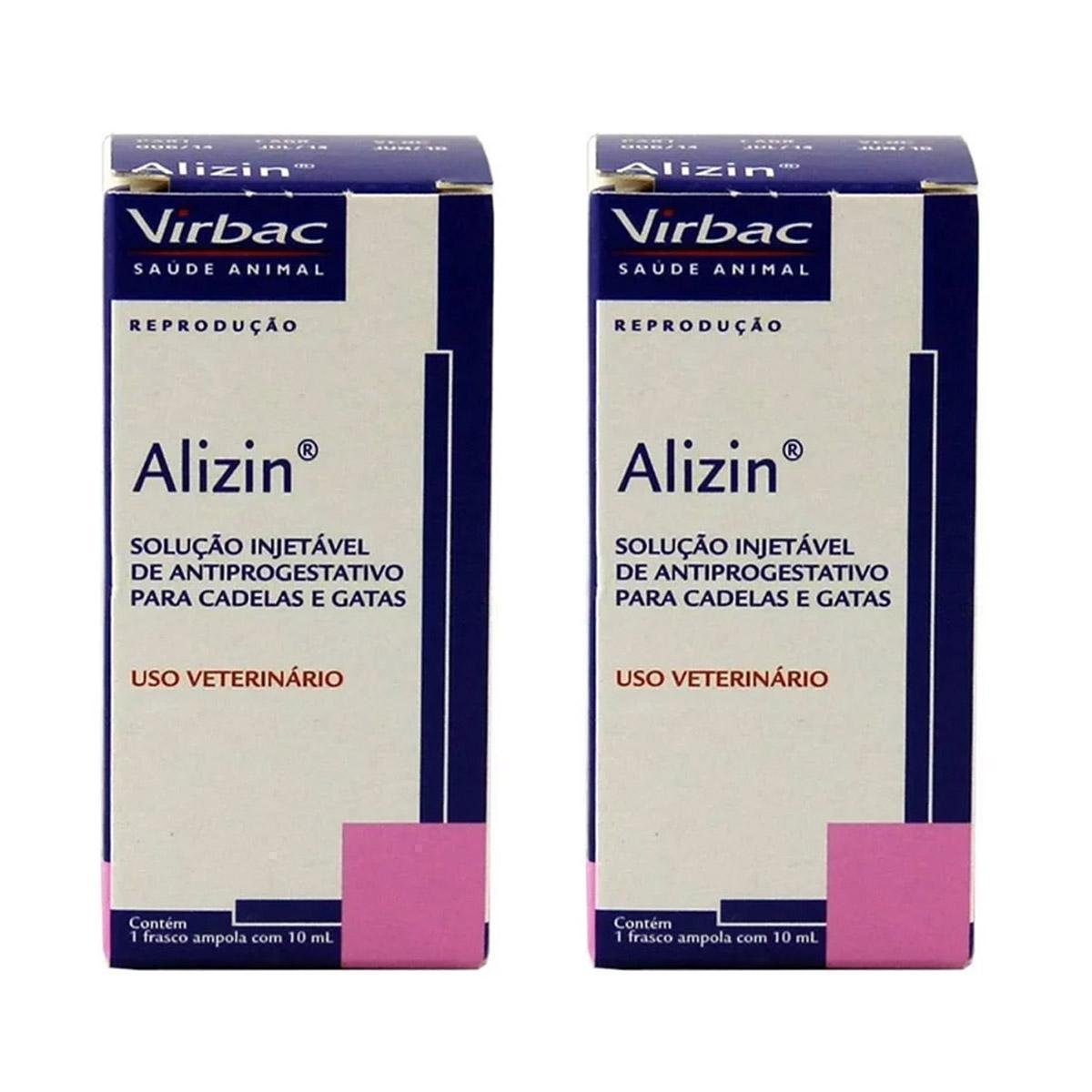 Alizin 10ml Virbac Cães e Gatos KIT 2 frascos | Clube Extra