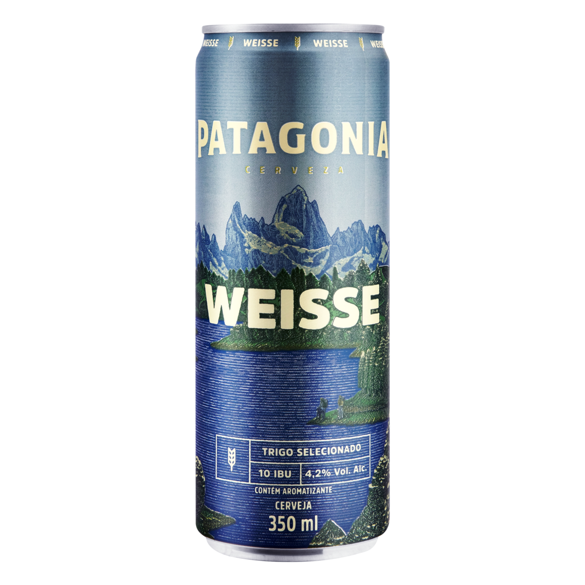 Cerveja Weisse Patagonia Lata 350ml Clube Extra