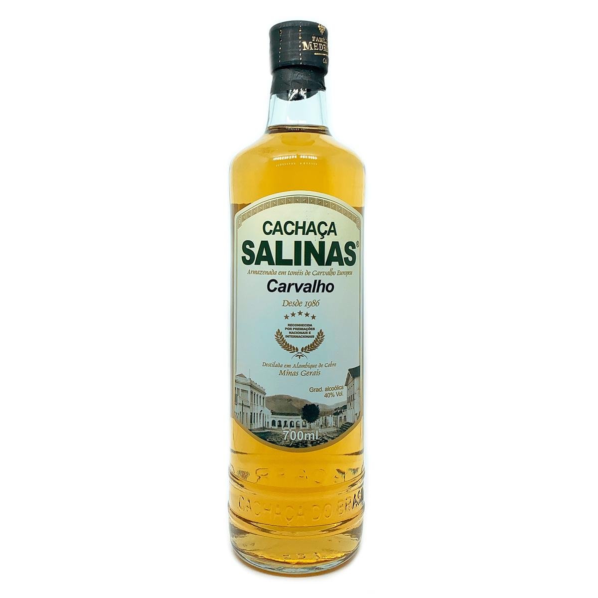 Cachaça Salinas Carvalho 700ml | Clube Extra
