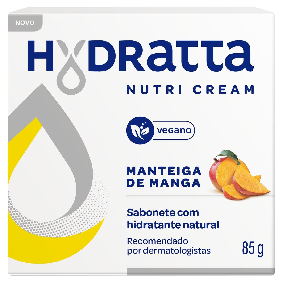 Sabonete Barra Hidratante Manteiga de Manga Hydratta Nutri Cream Caixa ...