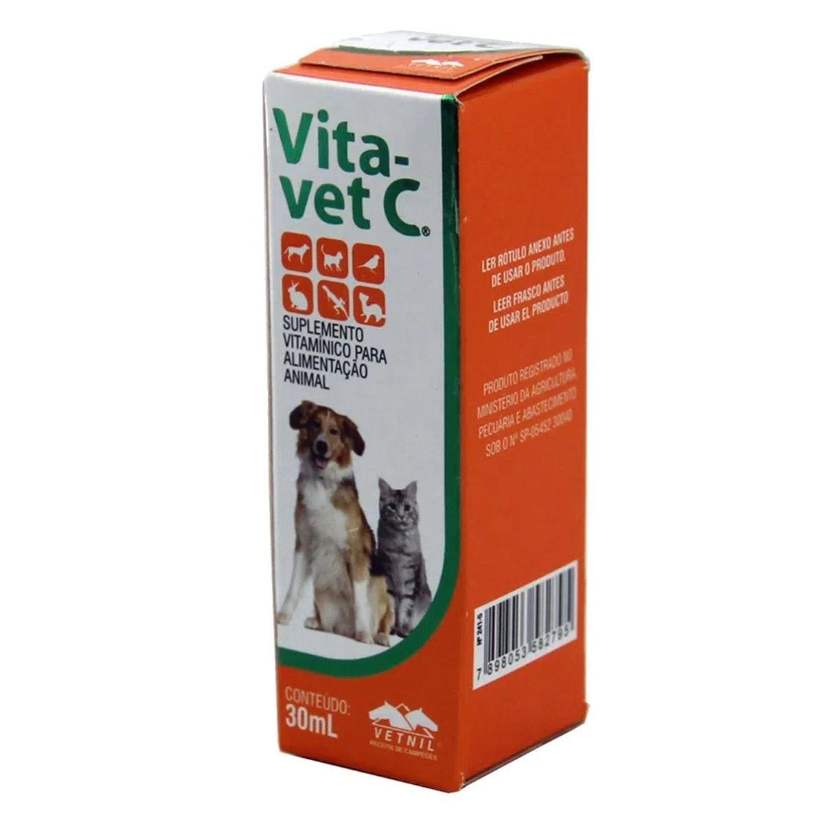 Vita Vet C 30 ml Vetnil | Clube Extra