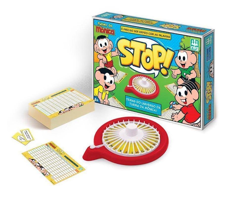 Jogo Stop Turma Da Mônica - Nig Brinquedos | Clube Extra