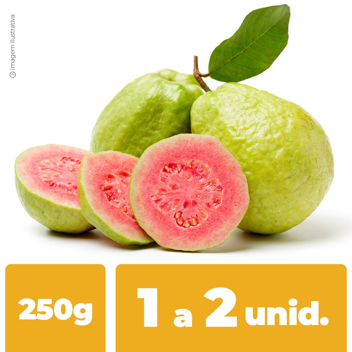 Goiaba Vermelha a Granel 250g | Clube Extra